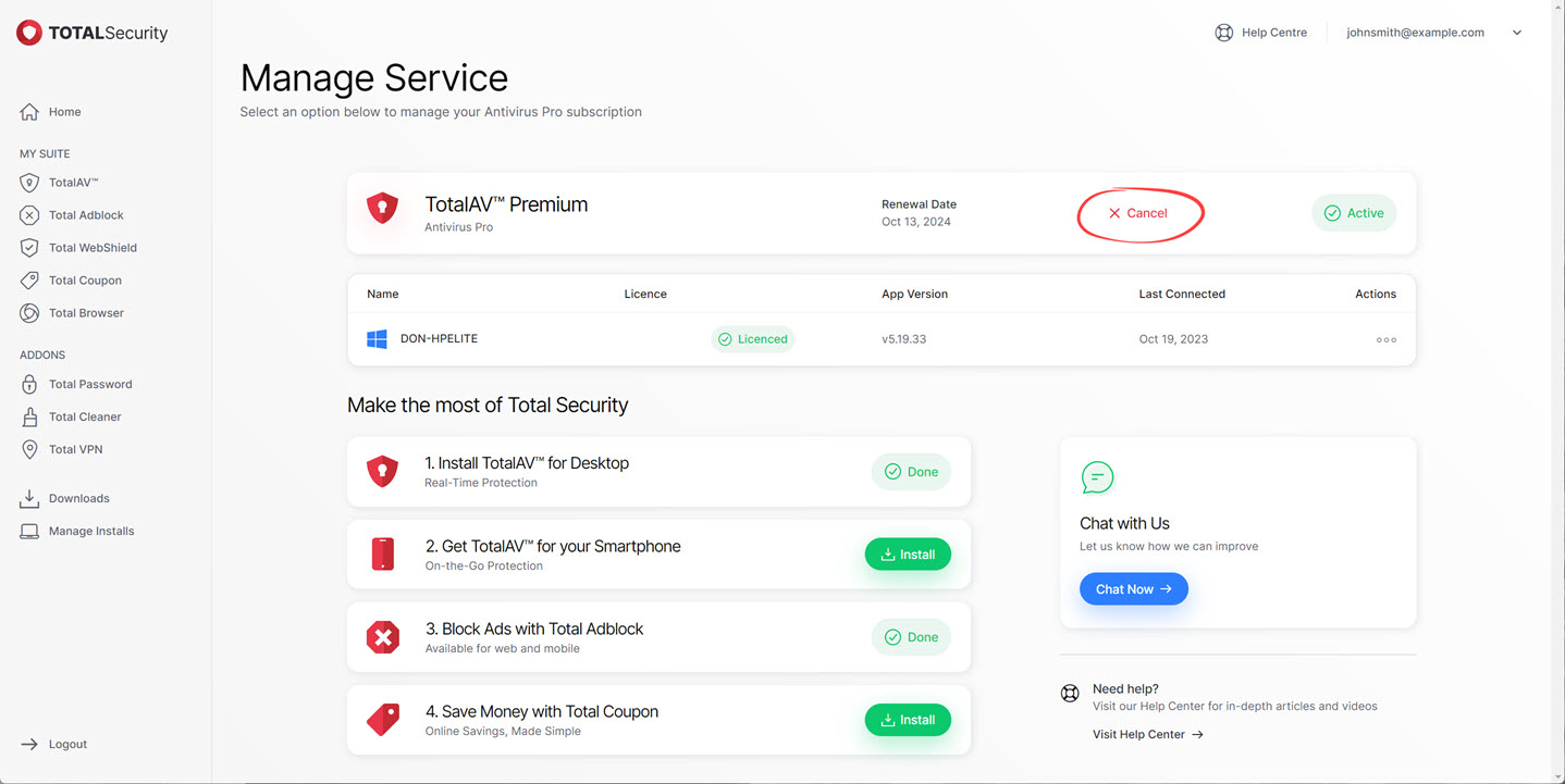 How do I Cancel My Account?